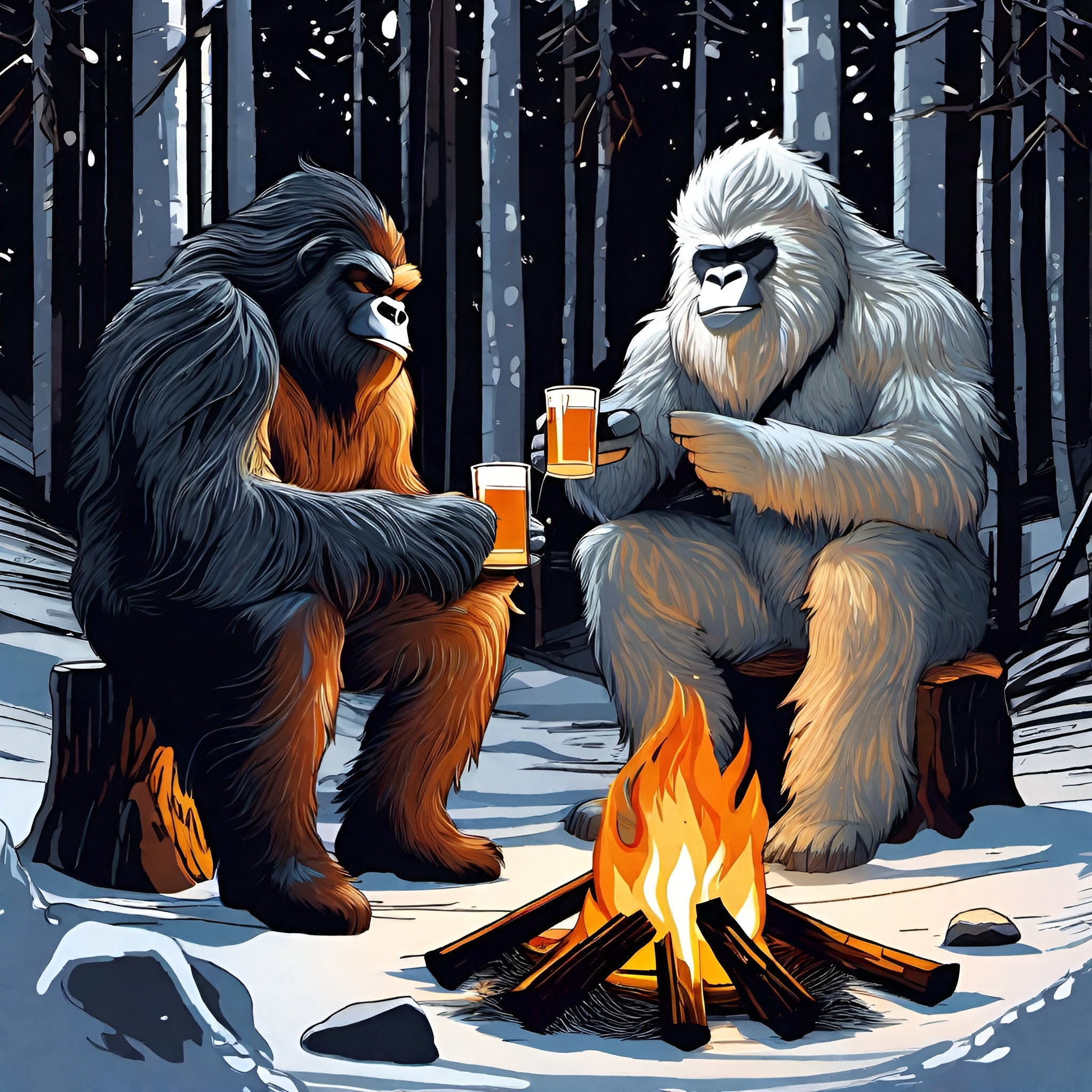 Bigfoot / Sasquatch Calendar 2024 - Etsy