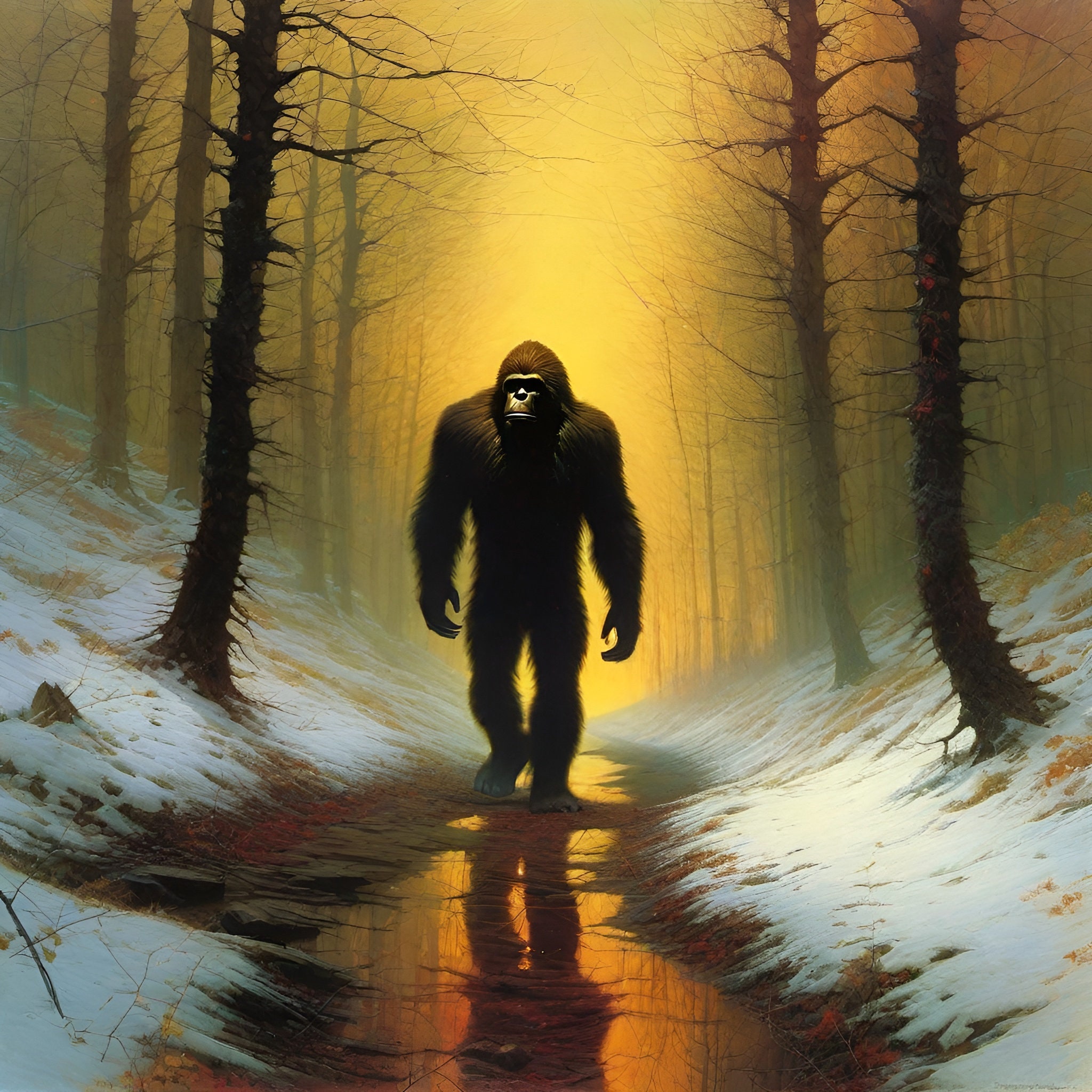 Bigfoot / Sasquatch Calendar 2024 - Etsy