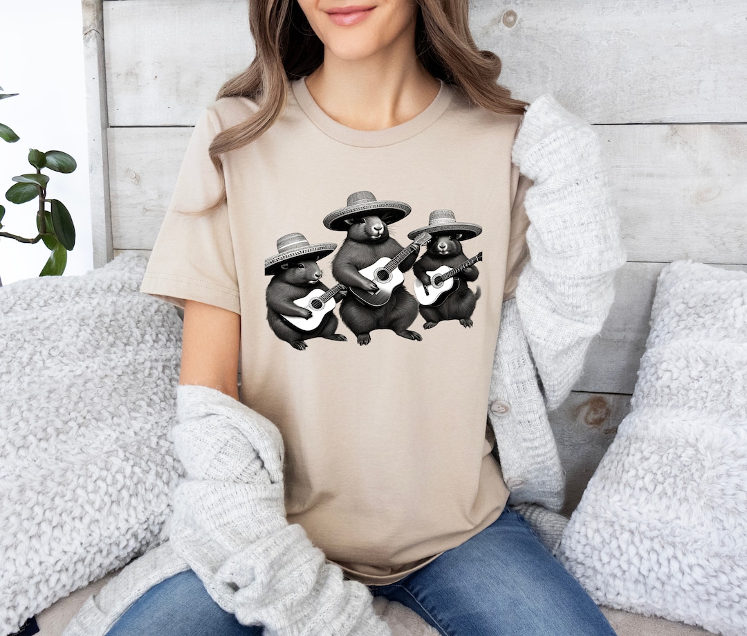 Capybara Family Band Shirt, Capybara Shirt, Capybara Gift, Capybara - Etsy