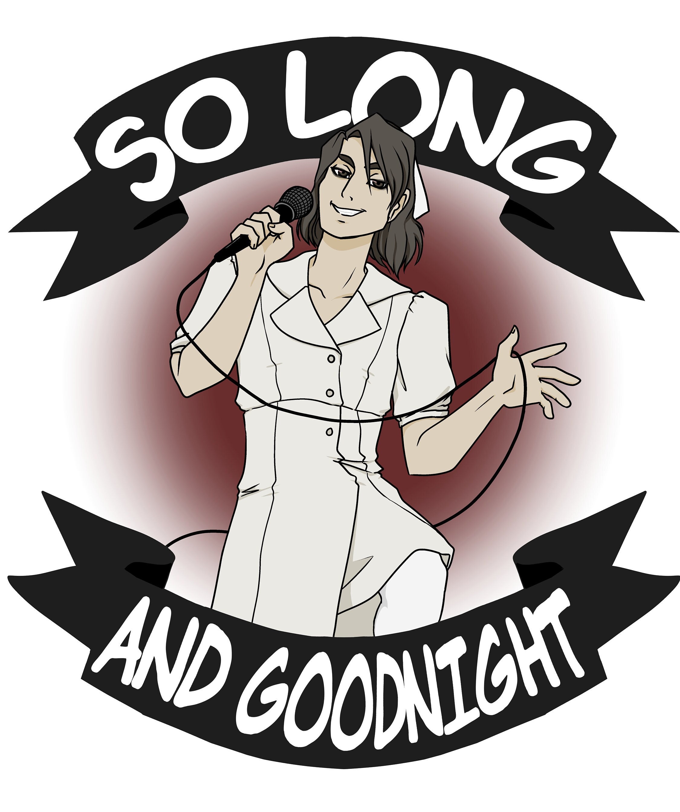 So Long and Goodnight Holographic Sticker - Etsy