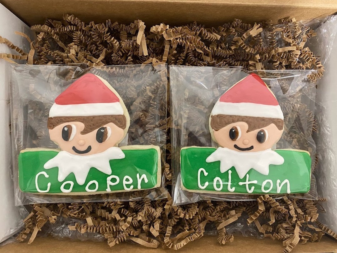 Elf on the Shelf Sugar Cookies - Etsy