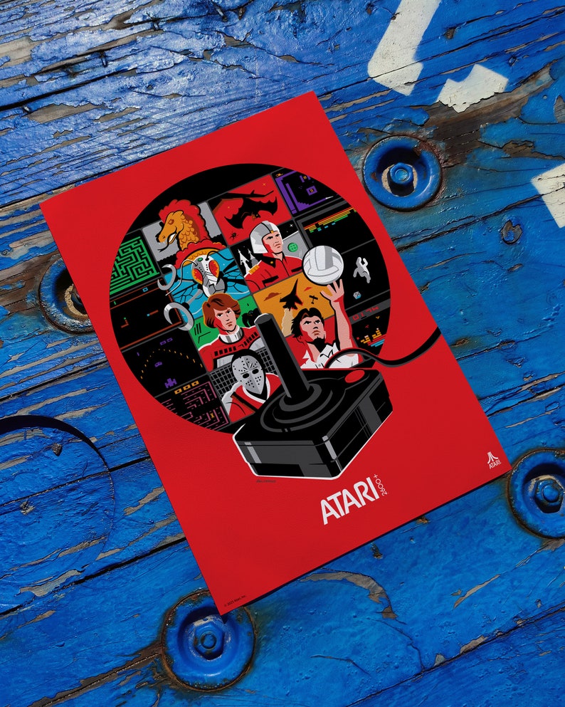 Atari Poster Vintage Poster Game Console Poster Home Decor Wall Decor ...