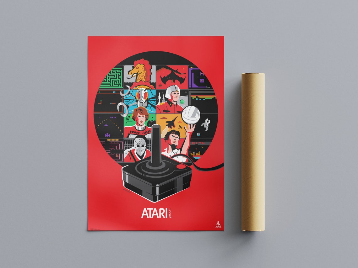 Atari Poster Vintage Poster Game Console Poster Home Decor Wall Decor ...