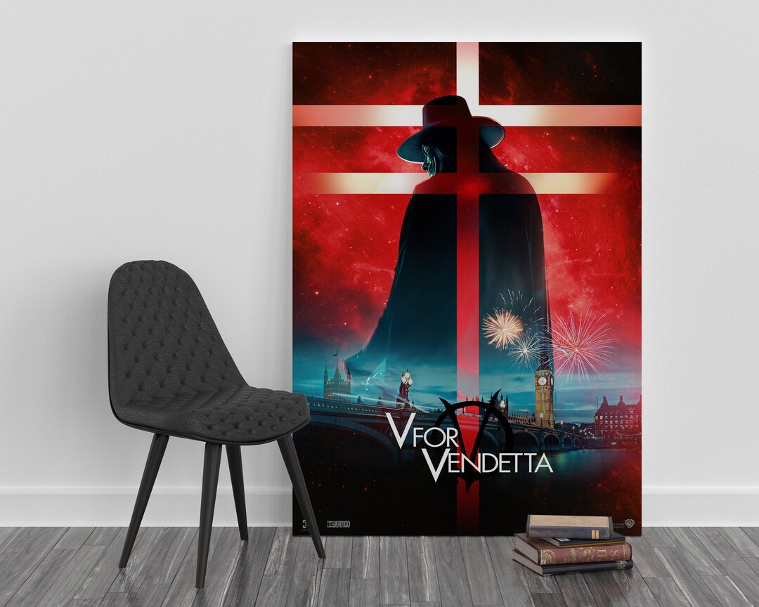 V for Vendetta Poster Vintage Poster Movie Poster Home Decor Wall Decor ...