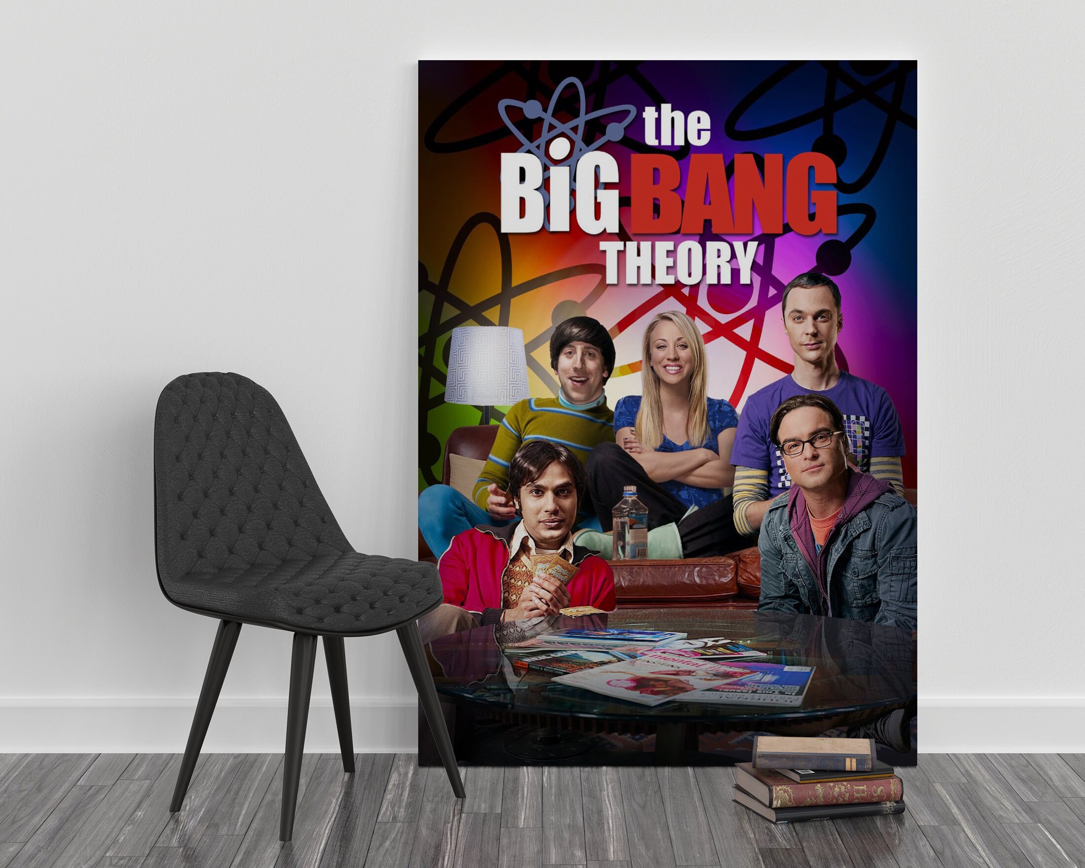 Big Bang Theory Poster Vintage Poster Sitcom Poster Home Decor Wall ...