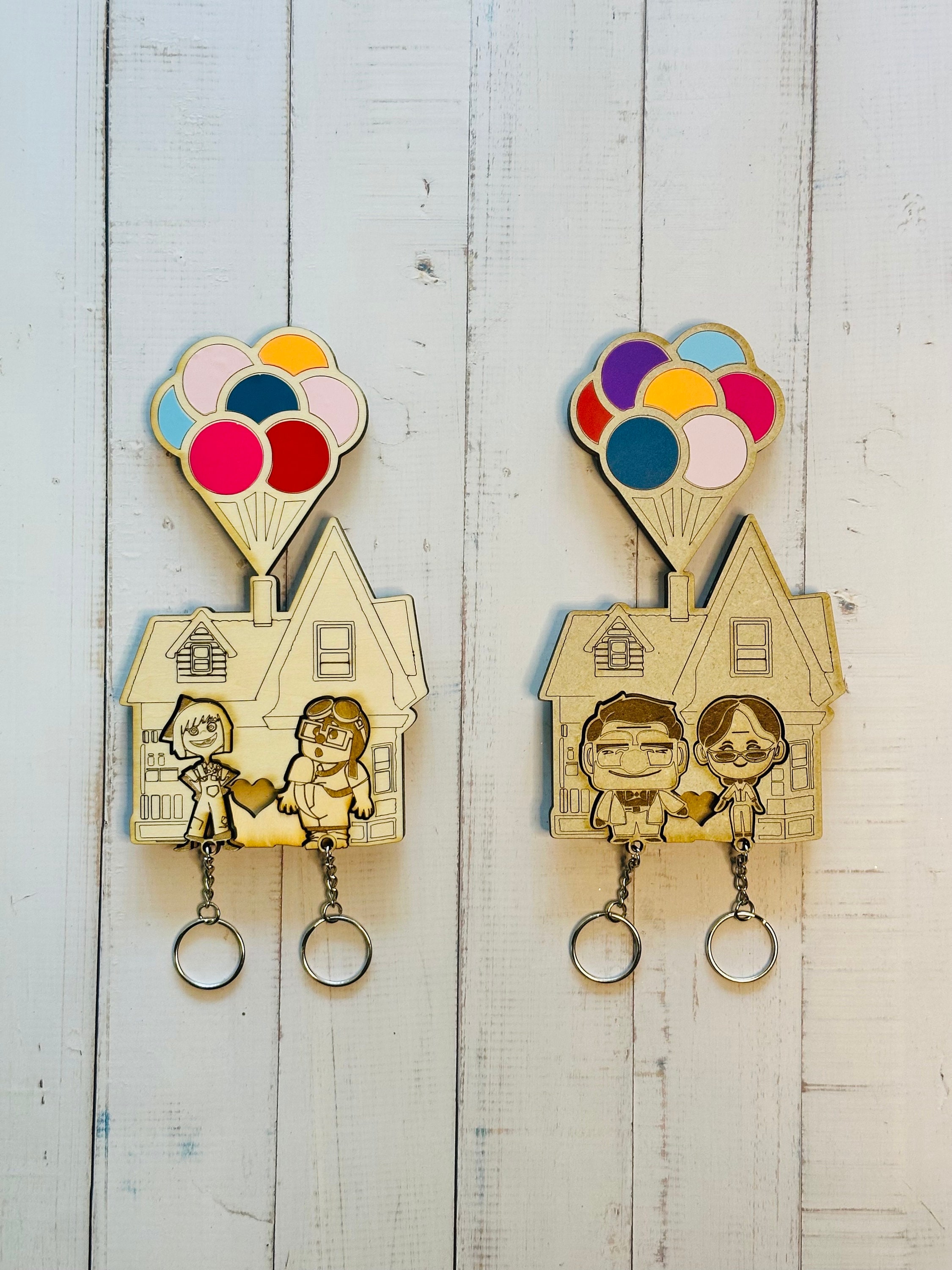 Porta Llaveros Up/ Porta Llaves De Soporte De Pared Con Llaveros Carl Y ...