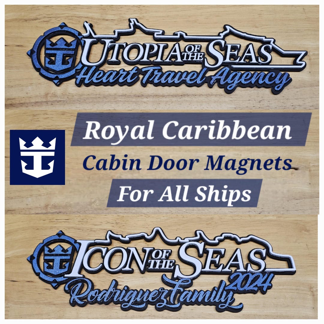 Royal Caribbean Cruise Door Magnets | All Ships Available, Personalized ...