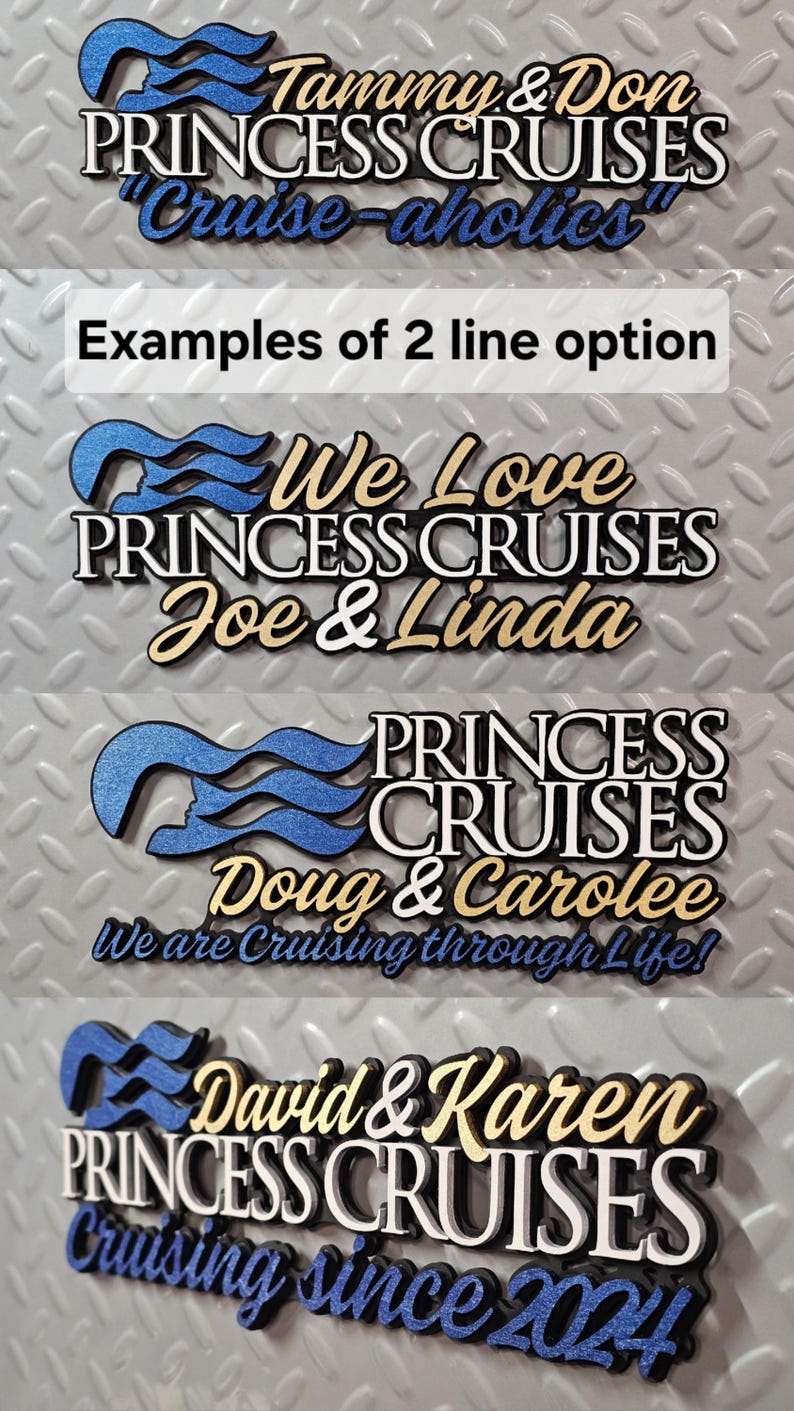 Custom Princess Cruise Door Magnet • Personalized Stateroom Sign ...
