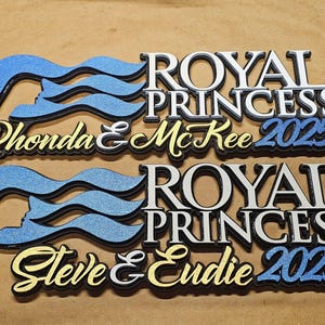 Princess Cruise Door Magnets | Personalized for Any Ship Name, Custom ...