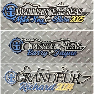 Personalized Royal Caribbean Cruise Door Magnets | All Ships | Laser ...