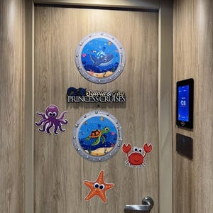 Princess Cruise Door Magnets | Personalized for Any Ship Name, Custom ...