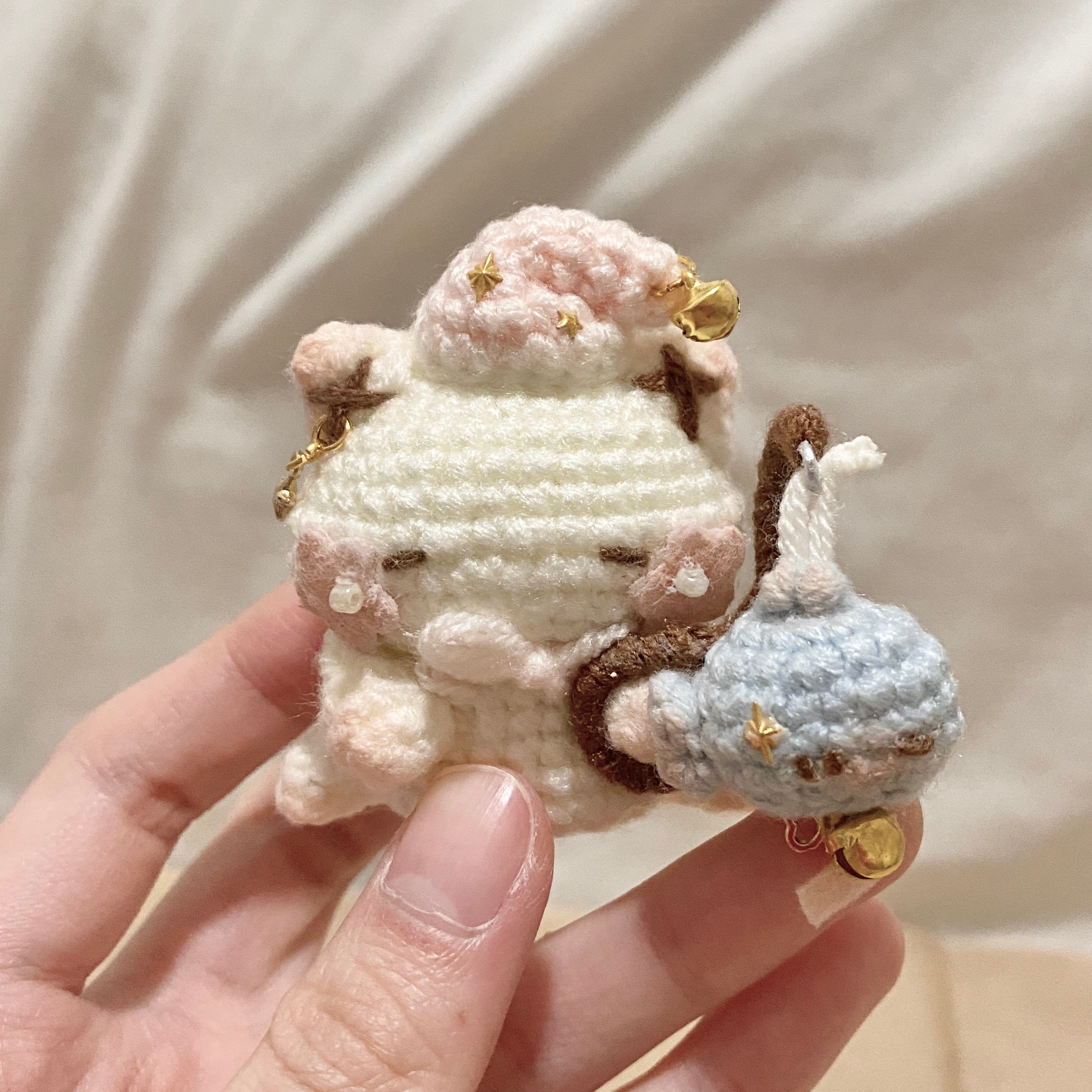 Eeepy Cat and Fish Wind Chime Crochet Pattern - Etsy