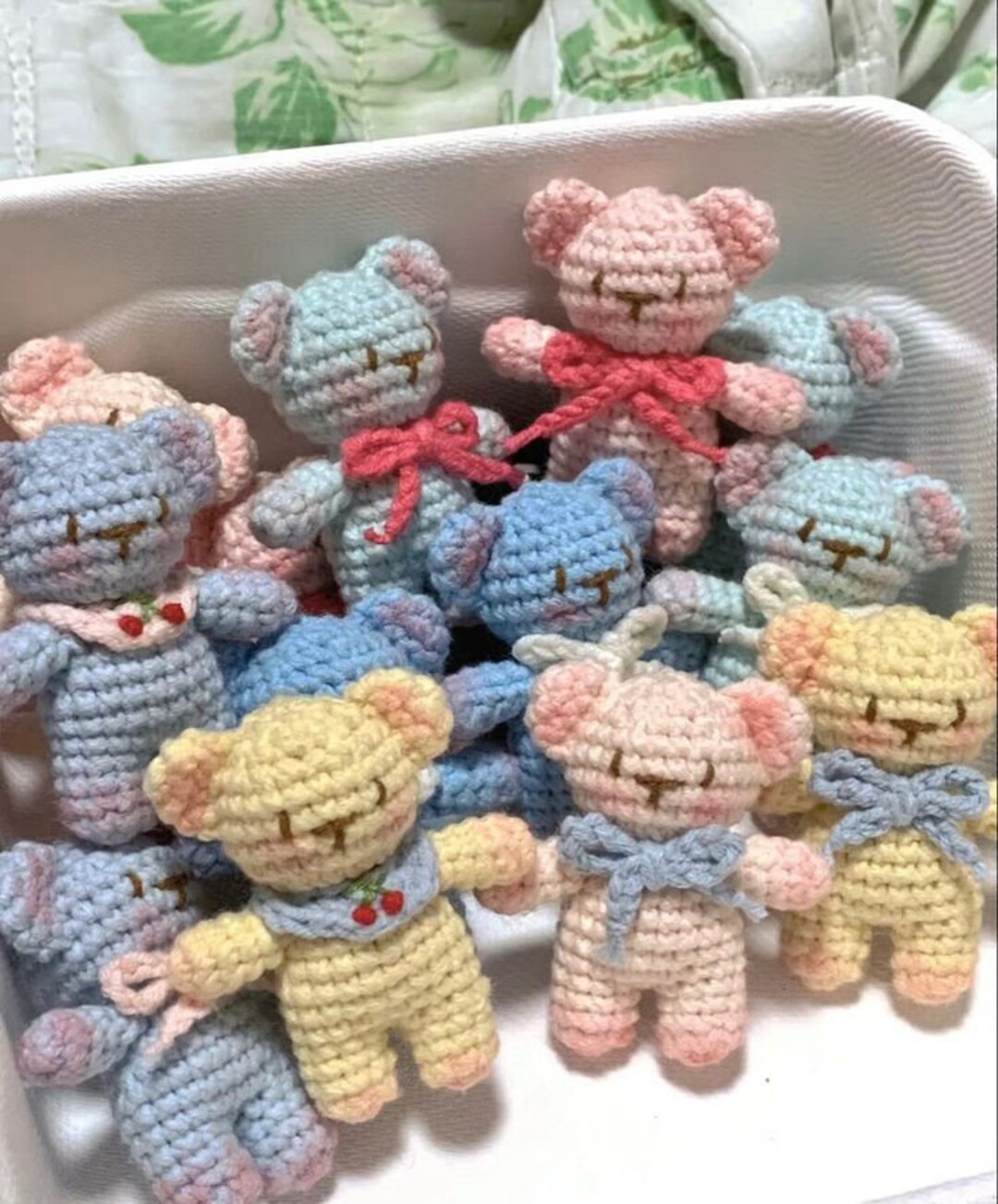 PATRÓN mini oso A CROCHET Patrón osito Amigurumi Tutorial de crochet ...