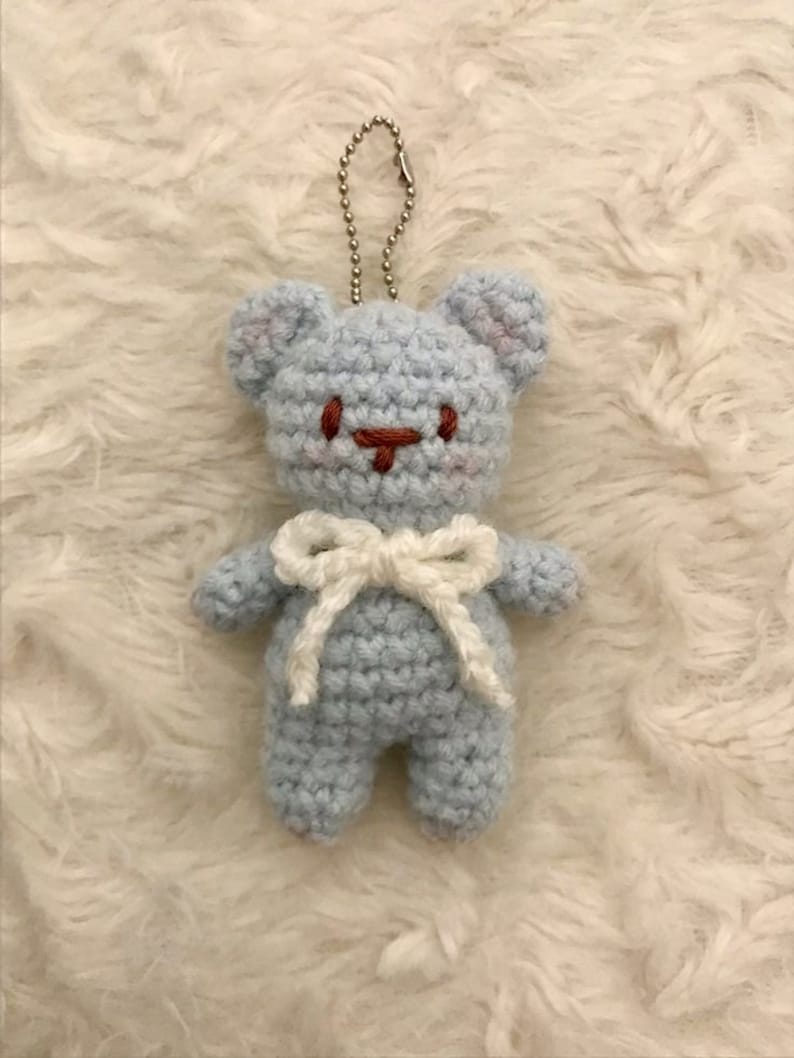 PATRÓN mini oso A CROCHET Patrón osito Amigurumi Tutorial de crochet ...