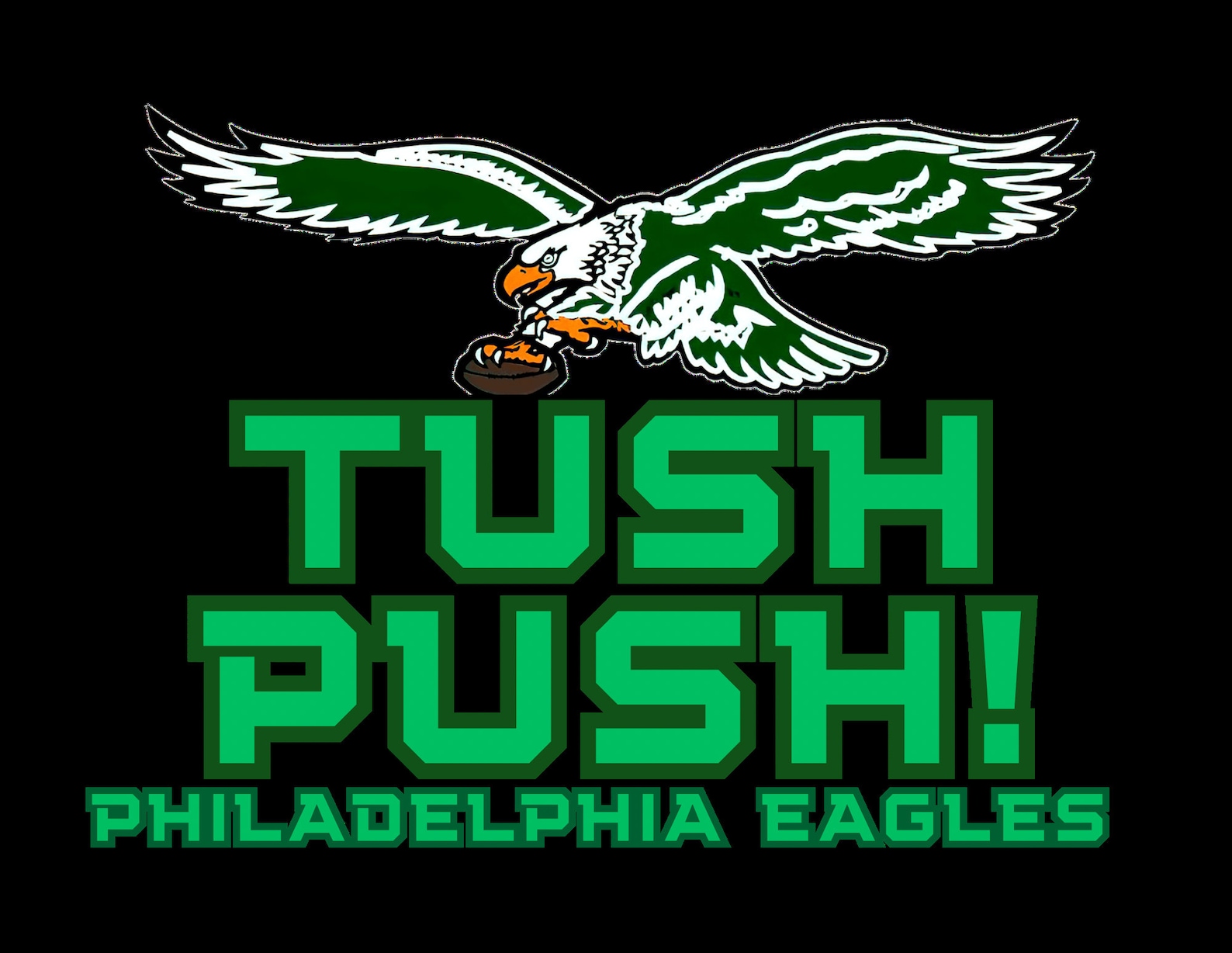 Tush Push, Philadelphia Eagles, Football, Eagles - Etsy