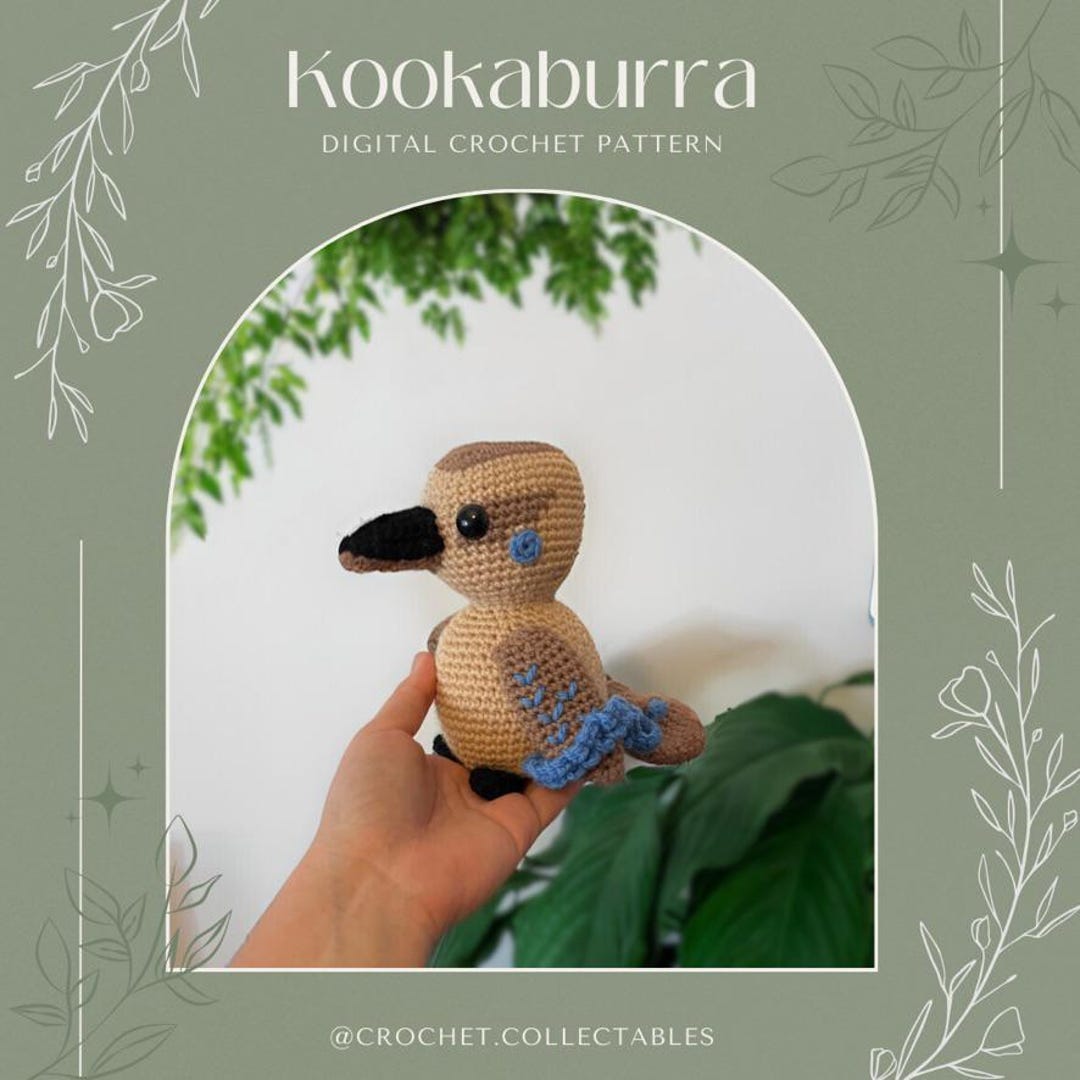 Crochet Pattern: Kookaburra Australian Bird - Etsy