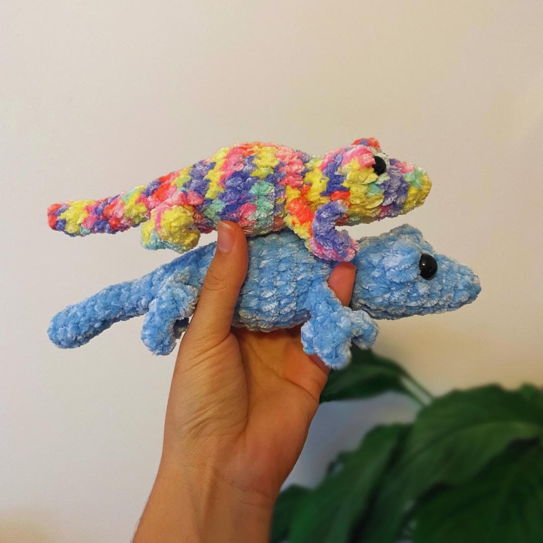 Crochet Gecko Lizard Handmade (multiple Colours) - Etsy