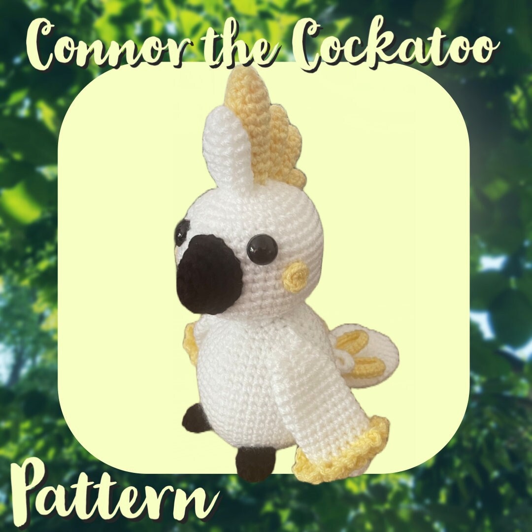 Crochet Pattern: Cockatoo - Etsy