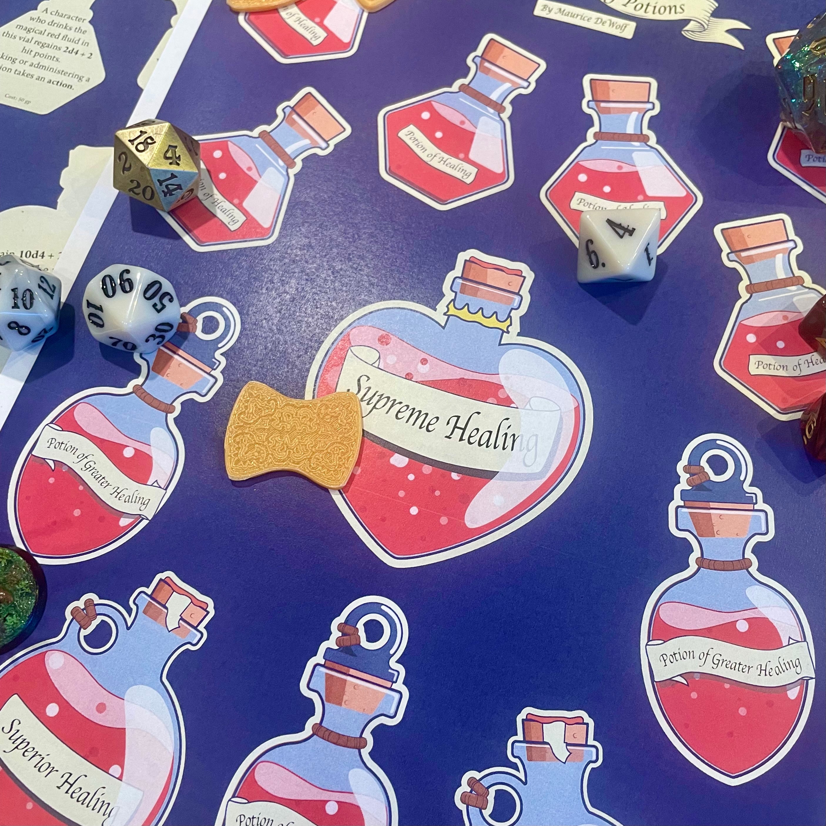 Dnd Printable Healing Potions - Etsy