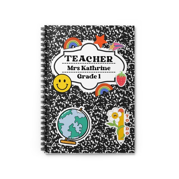 Teacher Planner With Notebook - Etsy