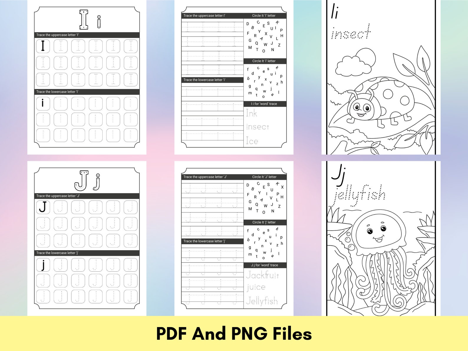 ABC Tracing & Animal Alphabet Coloring Book Pages | 79 Pages of ...