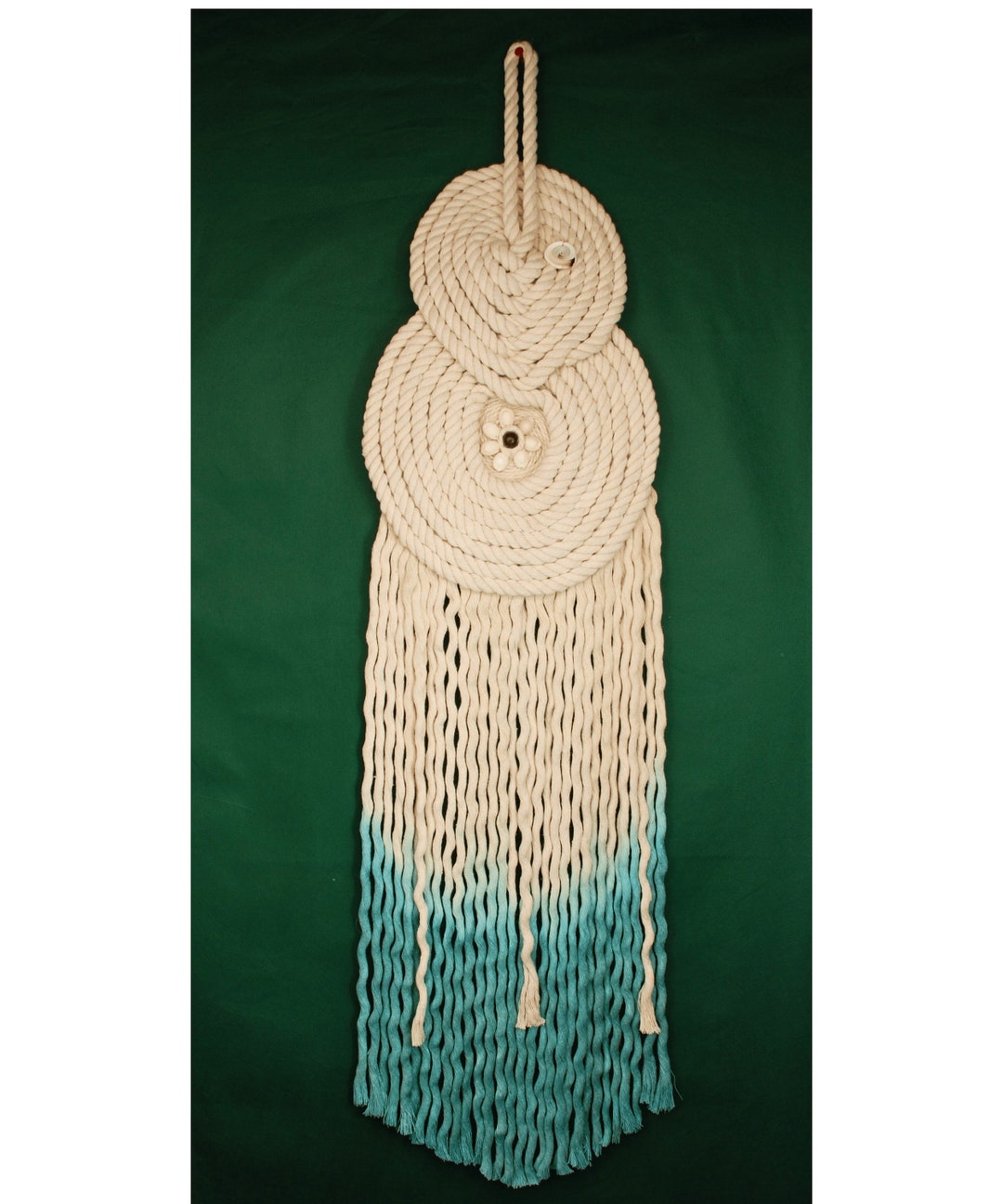 Big Pipa Knot Macrame Wall Hanging Coastal Ocean Decor Boho Beach ...