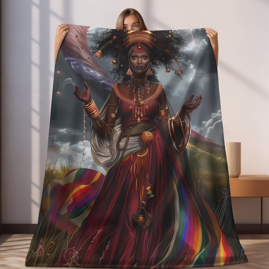 Blanket - Oya | Spiritual Gifts for Women | Regla De Ocha | Santeria ...