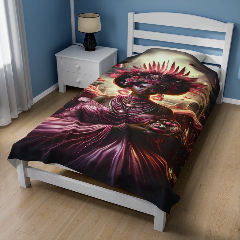 Blanket Oba Regla De Ocha Orisha Gifts Yoruba Art Santeria African ...