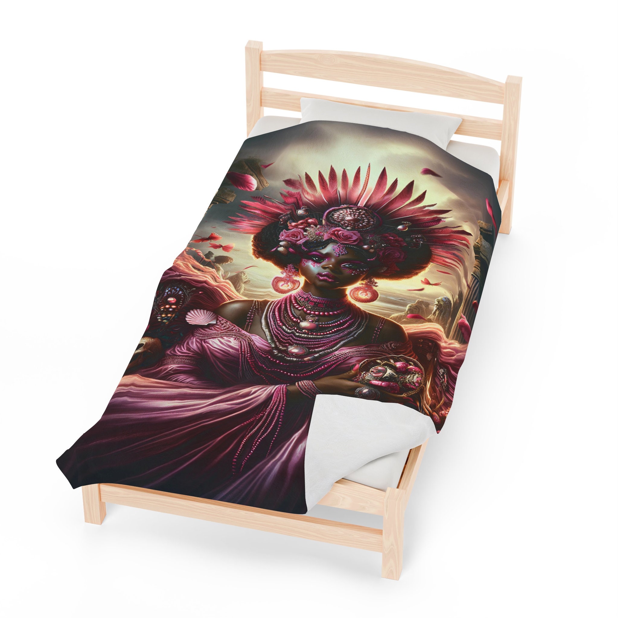 Blanket Oba Regla De Ocha Orisha Gifts Yoruba Art Santeria African ...