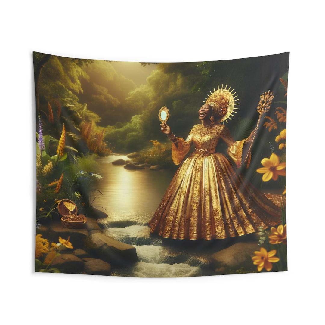 Tapestry - Oshun | Panel De Trono | Regla De Ocha | Wall Art Prints ...