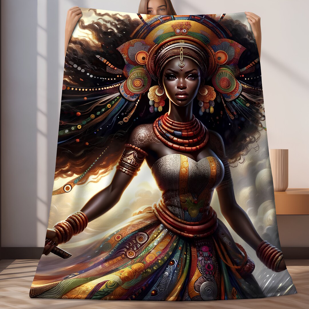 Blanket - Oya | Regla De Ocha | Orisha Gifts | Yoruba Art | African ...