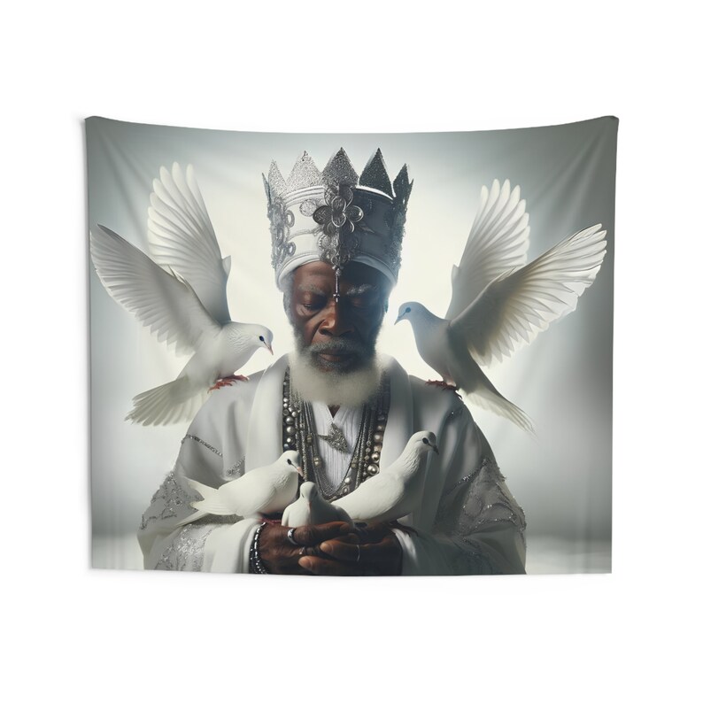 Obatala | Panel De Trono | Regla De Ocha | Home Decor Wall Art | Wall ...