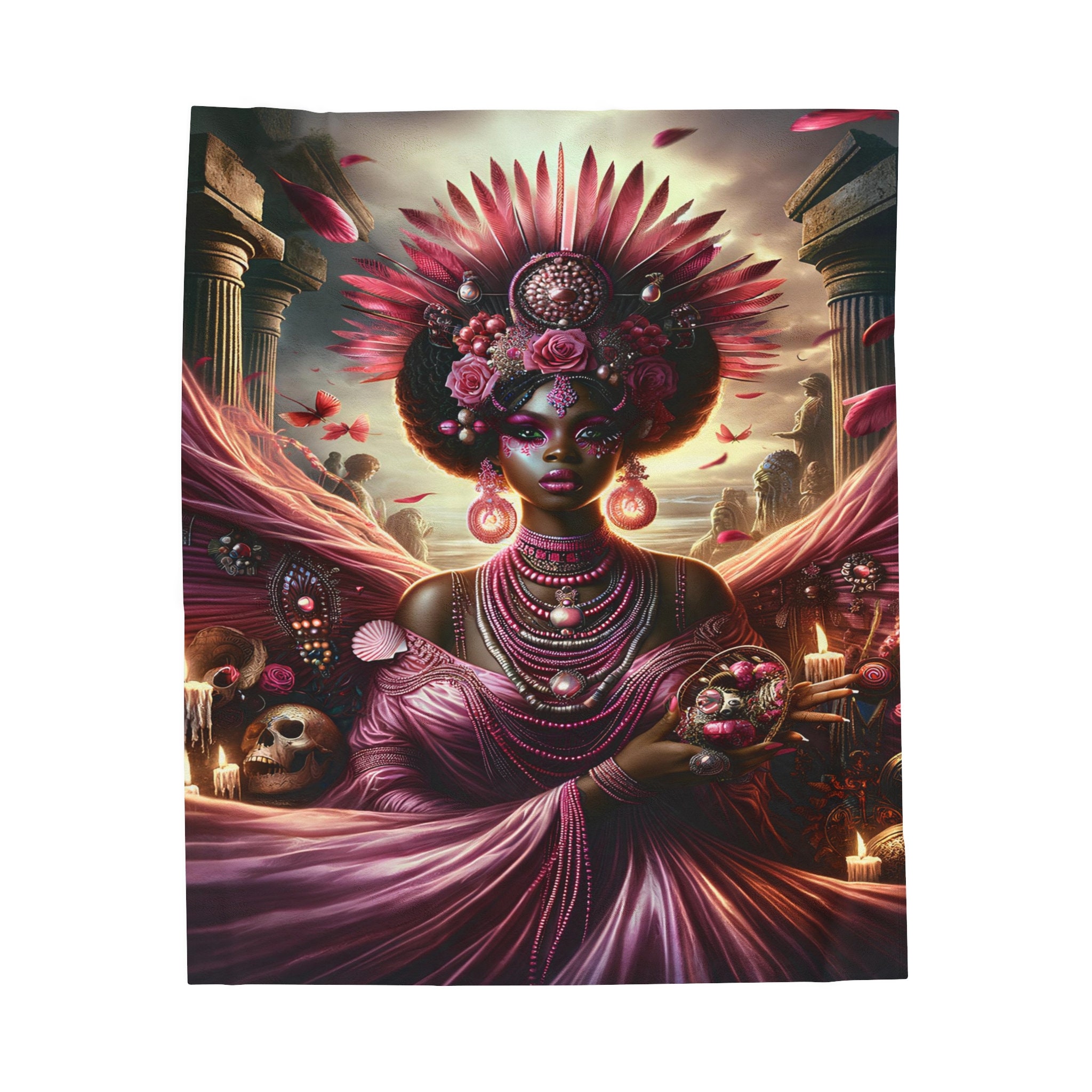 Blanket - Oba | Regla De Ocha | Orisha Gifts | Yoruba Art | Santeria ...