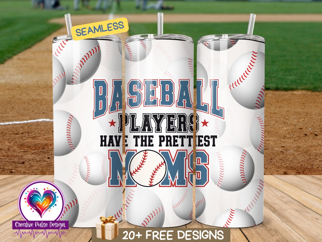 Baseball Mom Tumbler Wrap 20 Oz Skinny Tumbler Sublimation Design ...