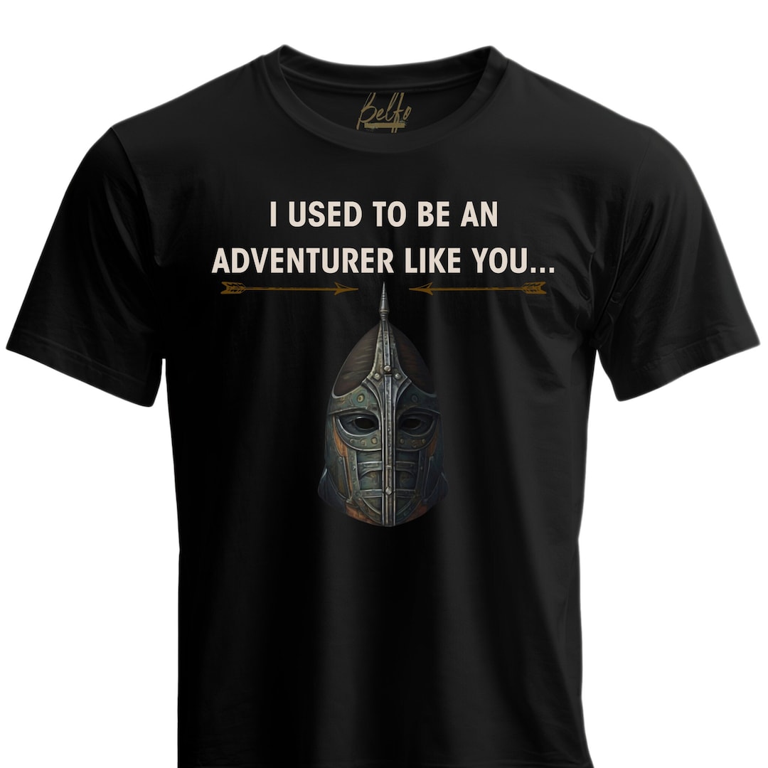 Skyrim Gift | Arrow in the Knee | Skyrim Funny Tee | Elder Scrolls ...