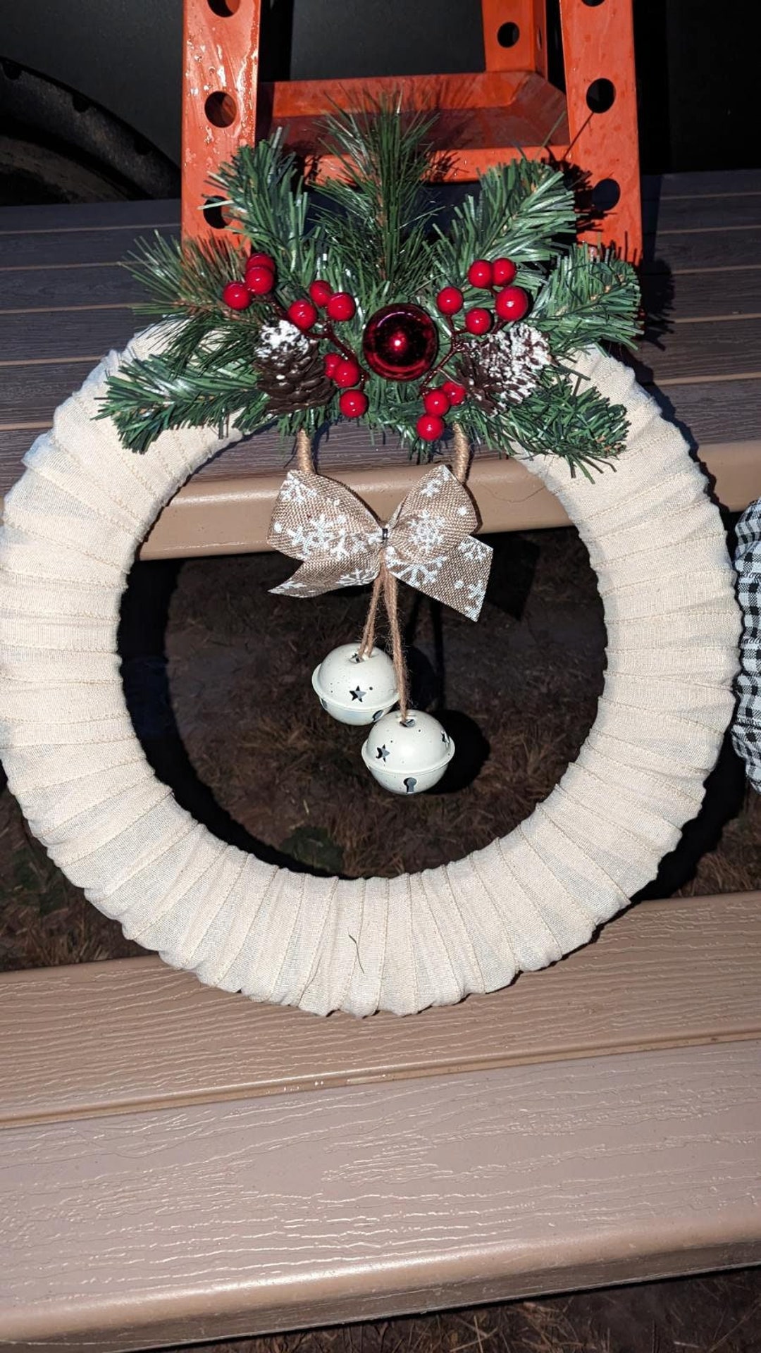Upcycled Holiday Wreaths Made From Old Motorcycle Tires - Etsy