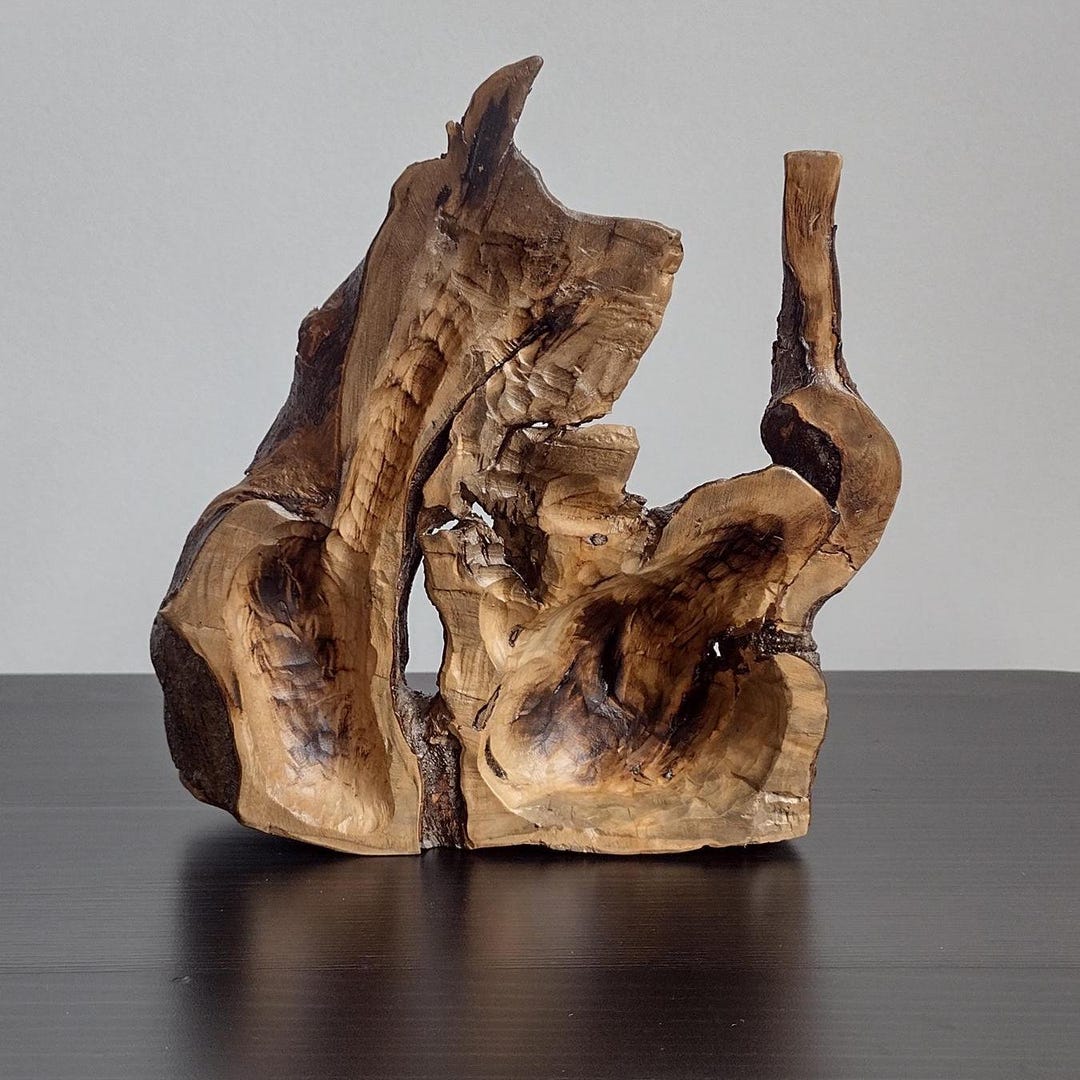 Artisan Handmade Bay Tree Root Coffee Table Sculpture | Unique Rustic ...