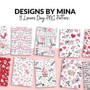 Valentines Digital Paper Bundle Instant Download Paper - Etsy