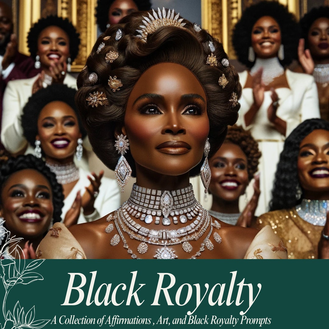 Affirmations Art Black Royalty Prompts Dall-e3 & Chatgpt - Etsy