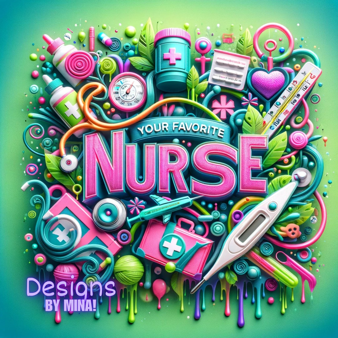 Your Favorite Nurse Card Bundle Nurse Appreciation Card, Nurse Grad ...