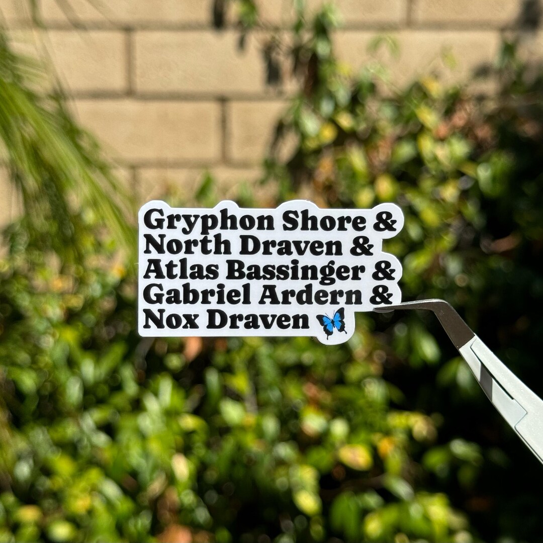The Bonds That Tie Inspired Sticker, North, Nox, Gryphon, Atlas ...