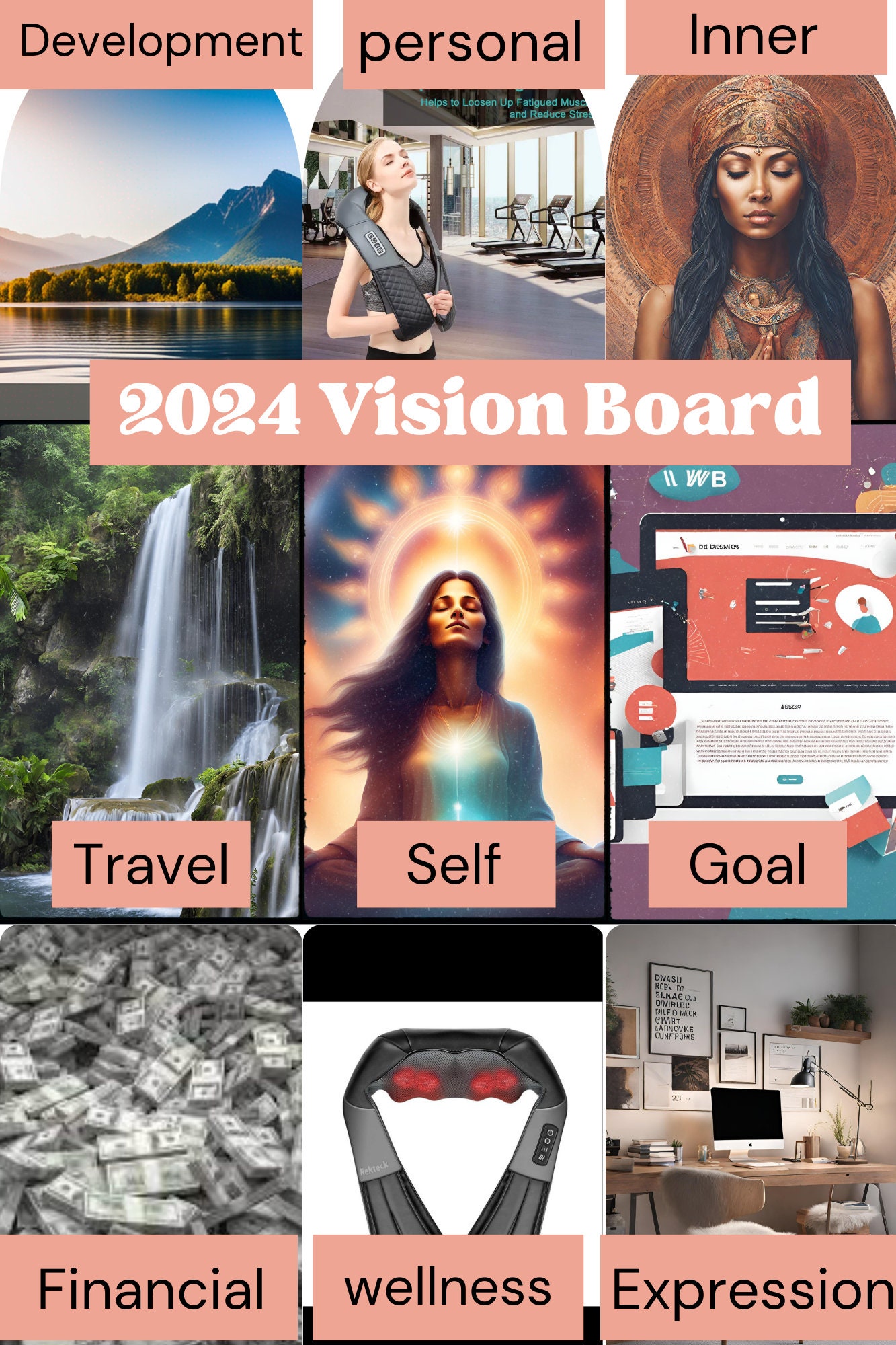 DIY Vision Board Template - Etsy