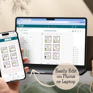 Editable Mardi Gras Gift Tags – Party Favor Treat Bag Designs (digital ...