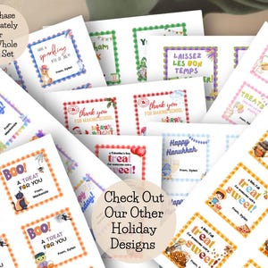 Editable Mardi Gras Gift Tags – Party Favor Treat Bag Designs (digital ...