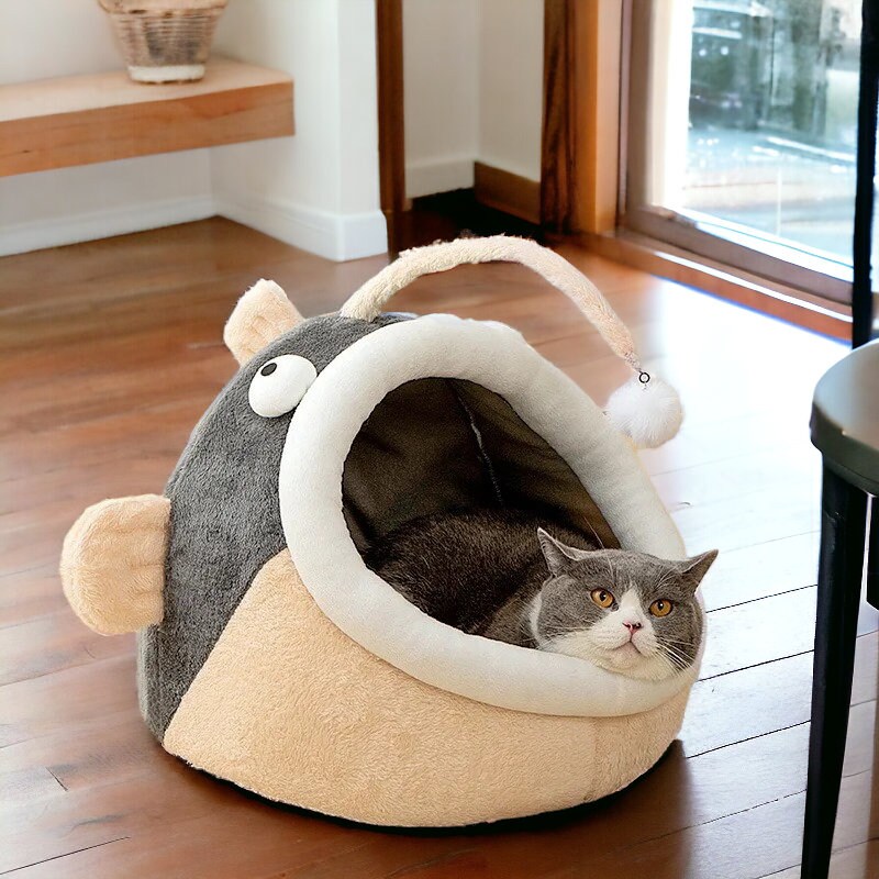 Lantern Fish Cat Bed,,cat Cave,cat Furniture,pet Bed,cat Bed,large Cats ...