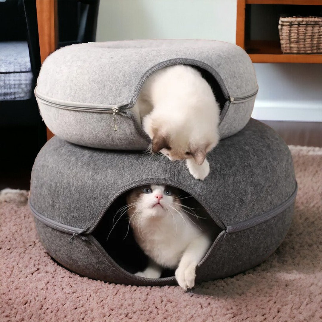 Cat Tunnel Bedcat Tunnelcat Cavecat Furniturepet Bedcat - Etsy