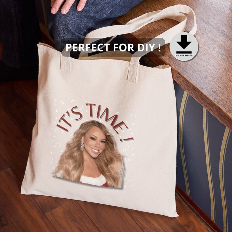 It's Time, Mariah Carey Inspired, SVG PNG, Queen of Christmas, Xmas ...