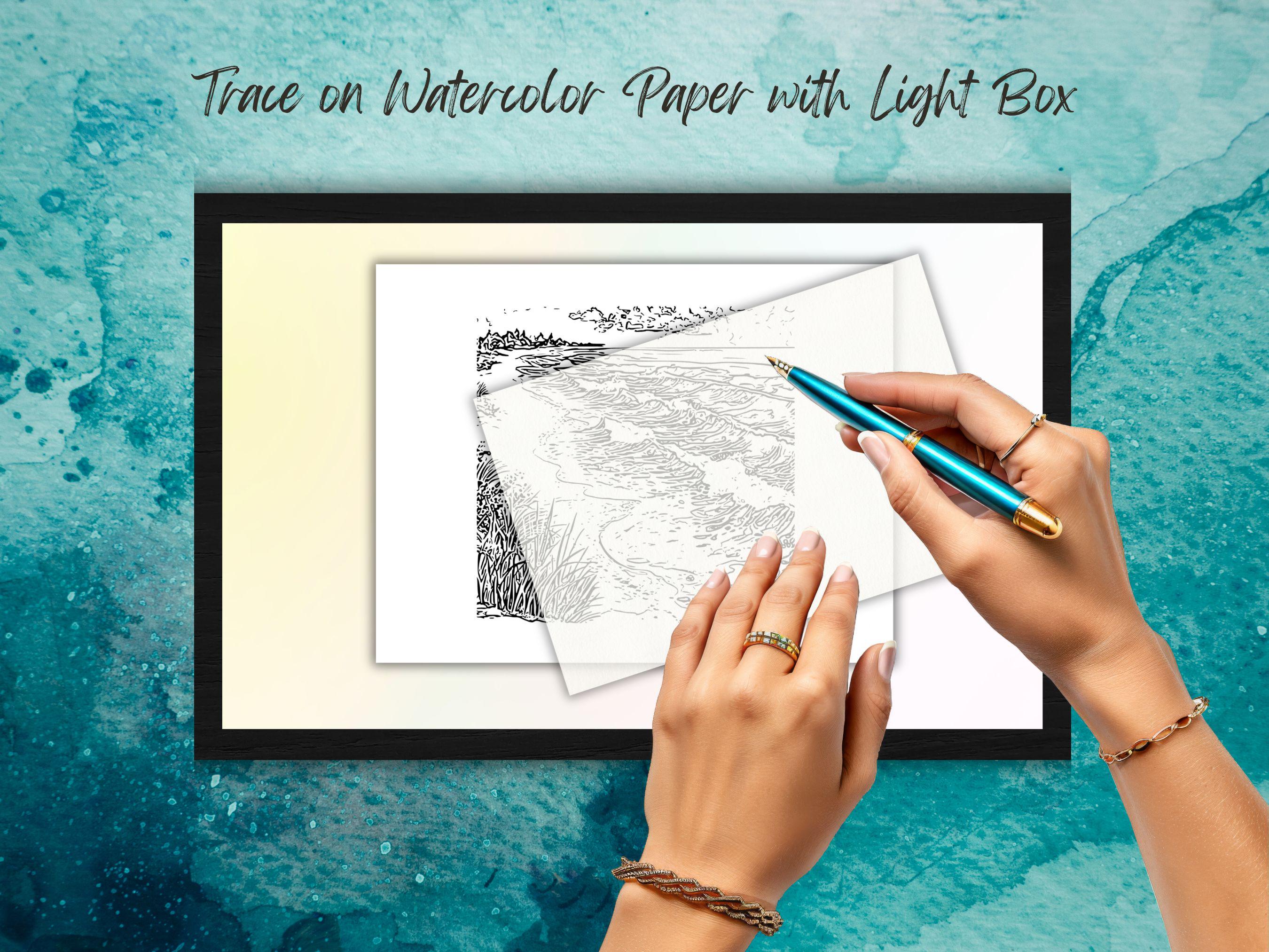 Ocean Outline Drawing, Template for Painting or Coloring, Digital ...