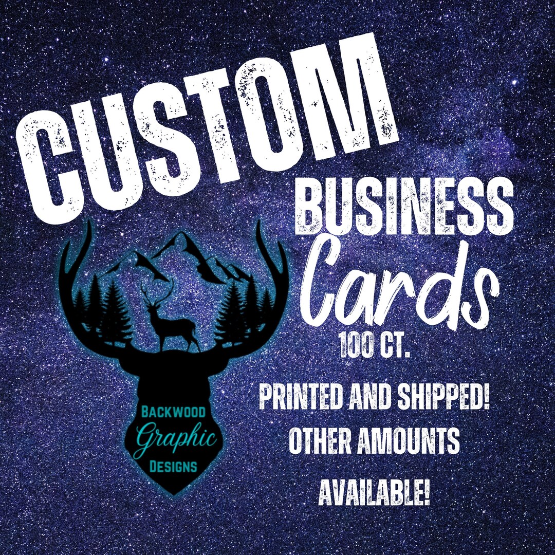 Customized Business Cards - Etsy