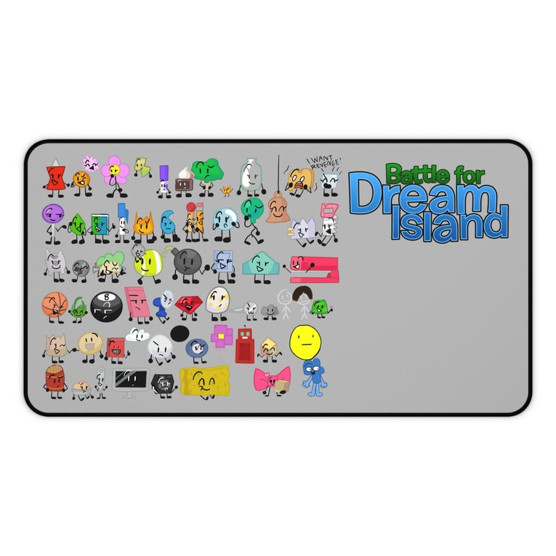 BFDI Fan-art Inspired BFDI Wiki Desk Mat - Etsy